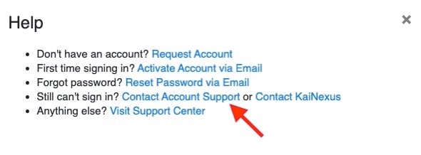 Troubleshooting Sign In Issues