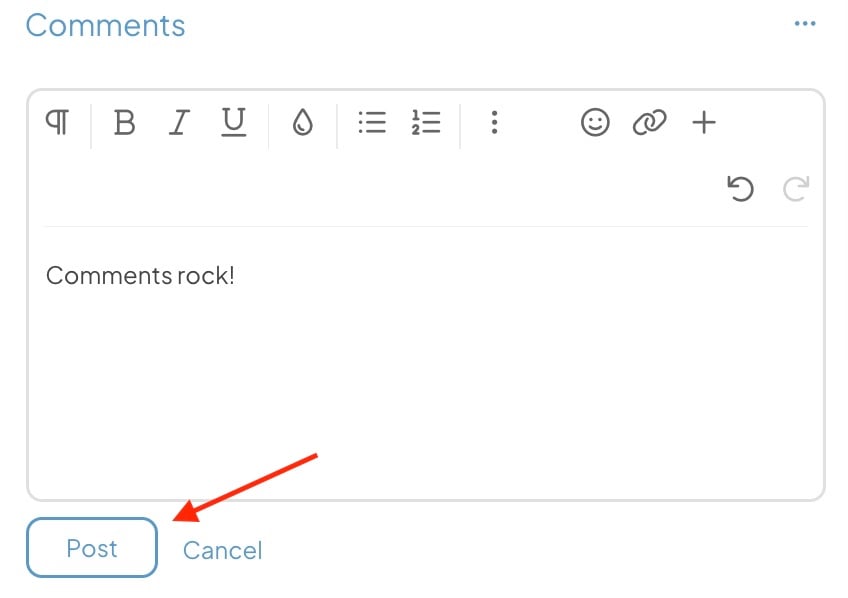Comment Cards