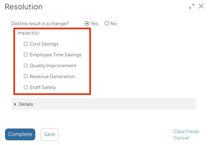 Change or No Change Question