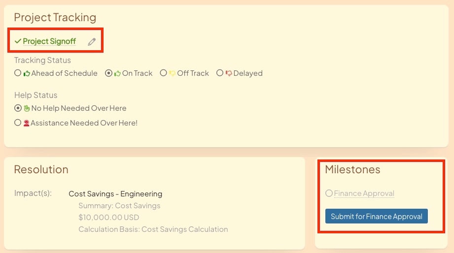 The Milestones Module