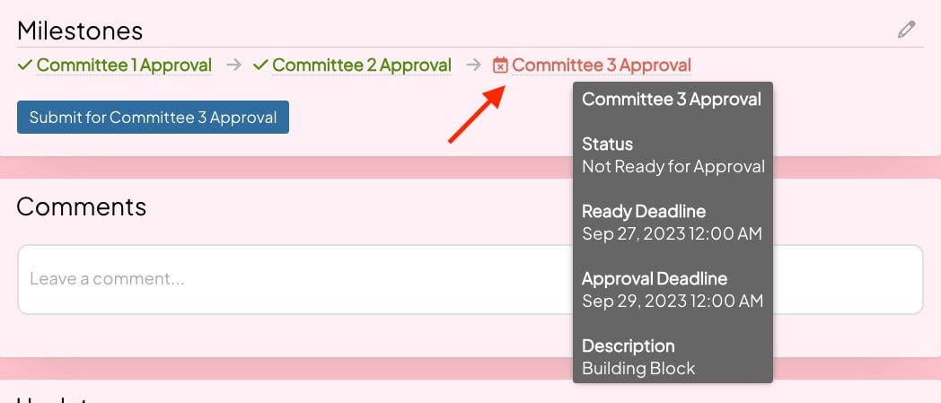 The Milestones Module