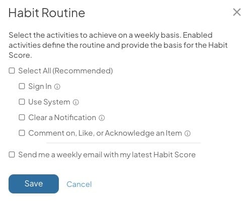 Habit Tracking