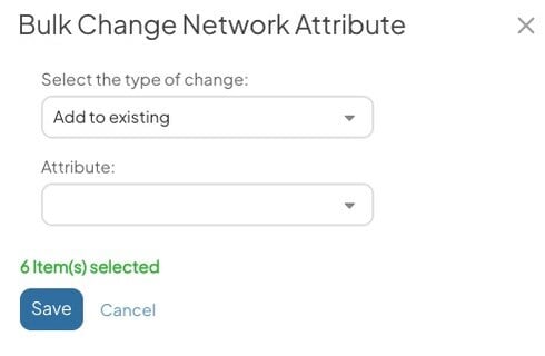 Bulk Change Network Locations