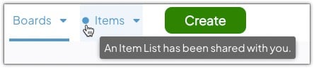 Share an Item List